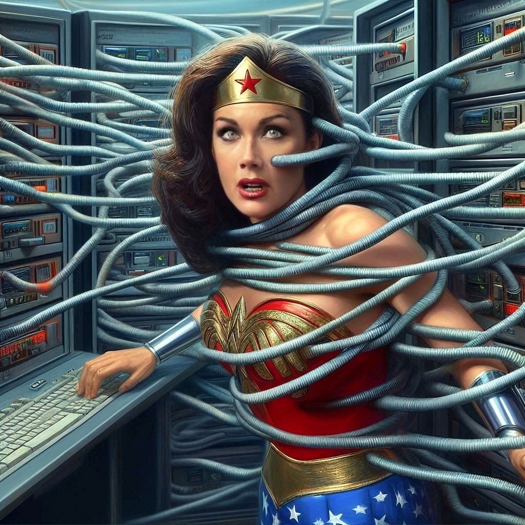 Wonder Woman Caught By A Computer Trap 1 By Amazingamazon1995 On Deviantart