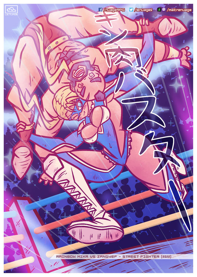 Fanart 2022 049 Rainbow Mika Street Fighter By Maitrenuage On Deviantart