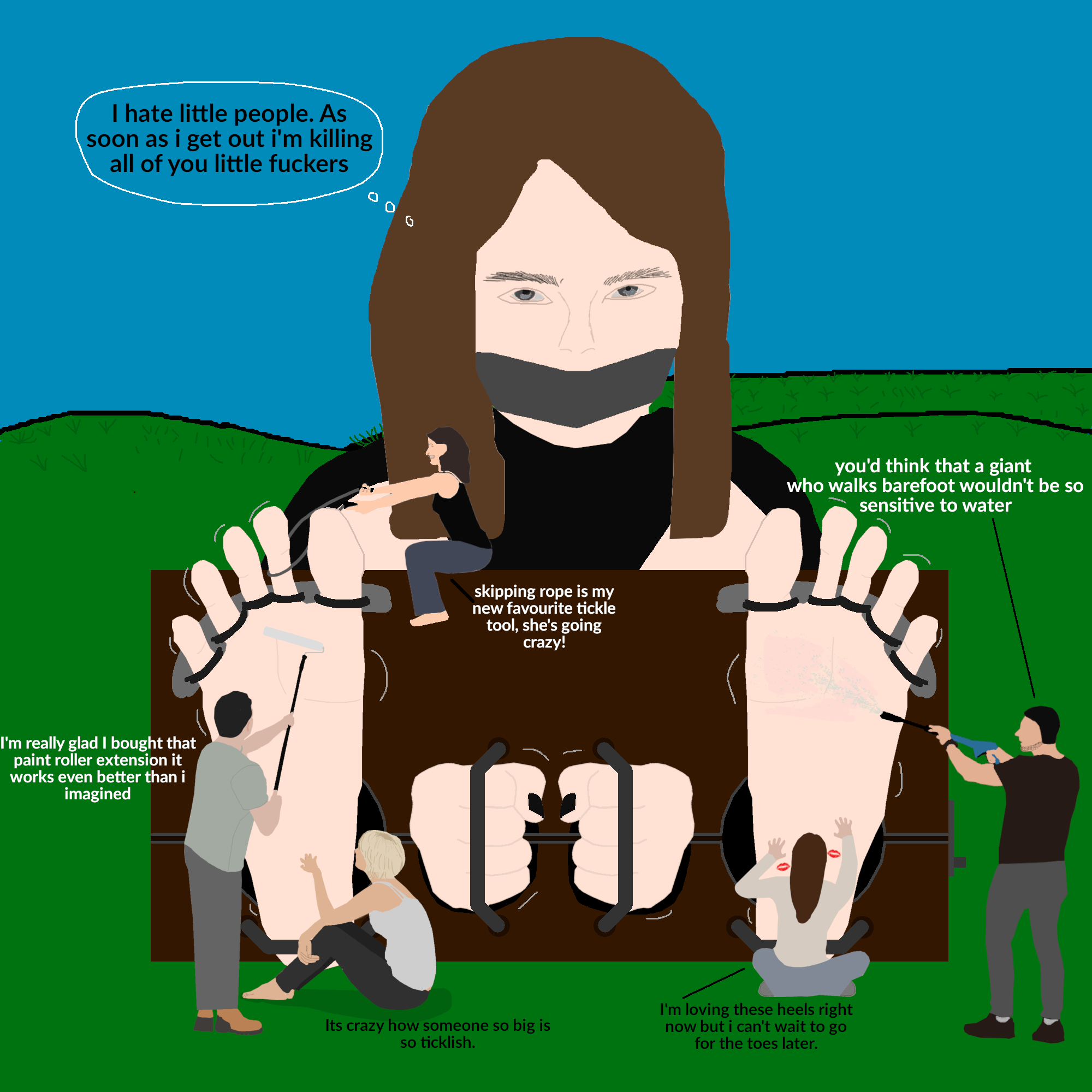 Giantess Feet Tickled By Litfor20 On Deviantart