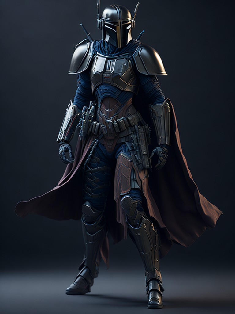 Leonardo Diffusion Render Of A Woman Mandalorian D By Jaredsyn On