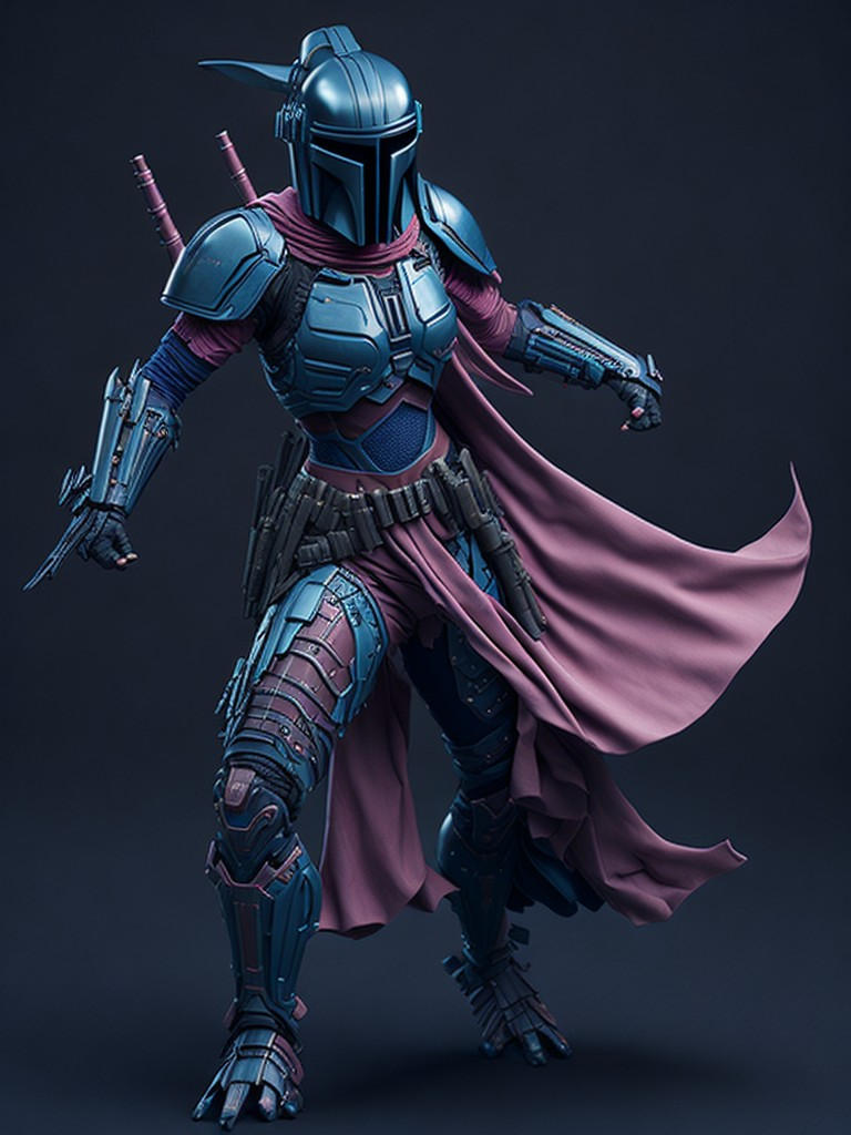 Leonardo Diffusion Render Of A Woman Mandalorian I By Jaredsyn On