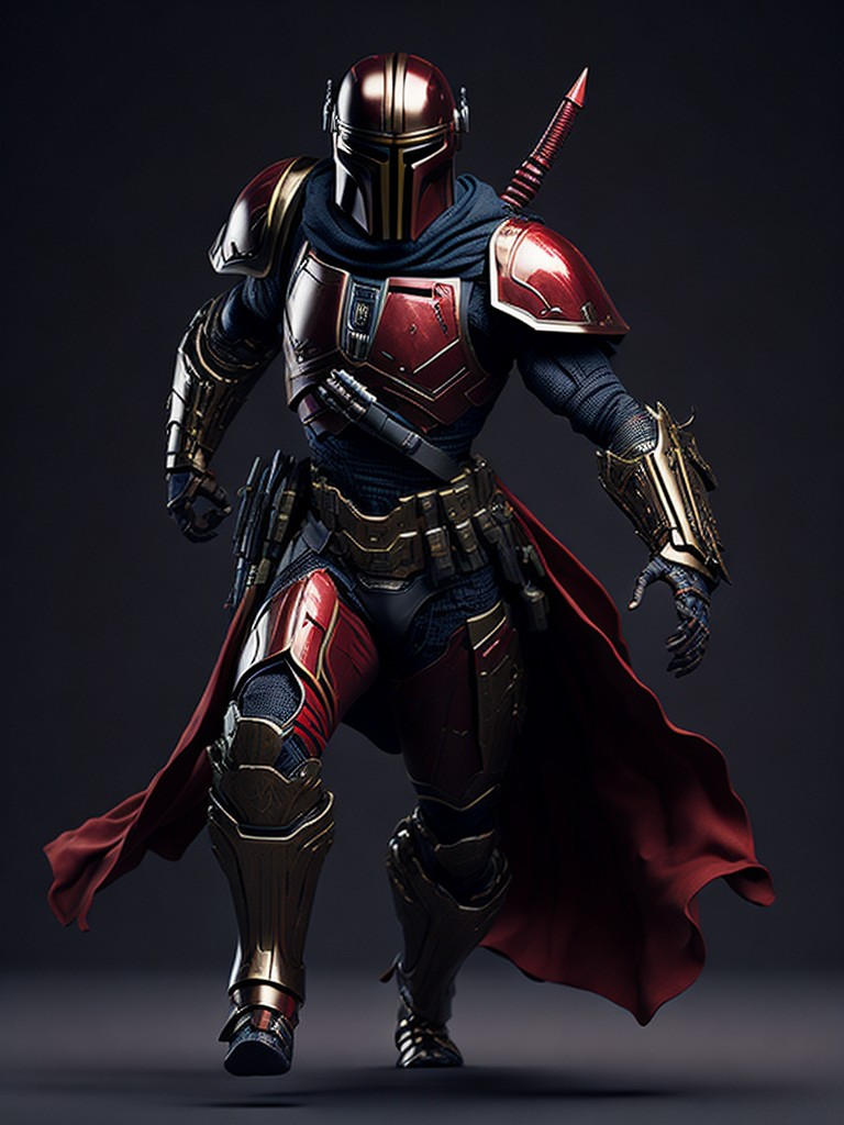 Leonardo Diffusion Render Of A Man Mandalorian In By Jaredsyn On Deviantart