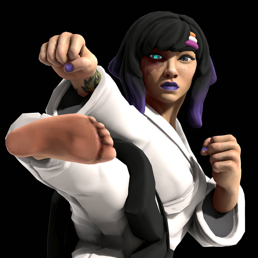 Erin Tkd Side Kick By Sidmich On Deviantart