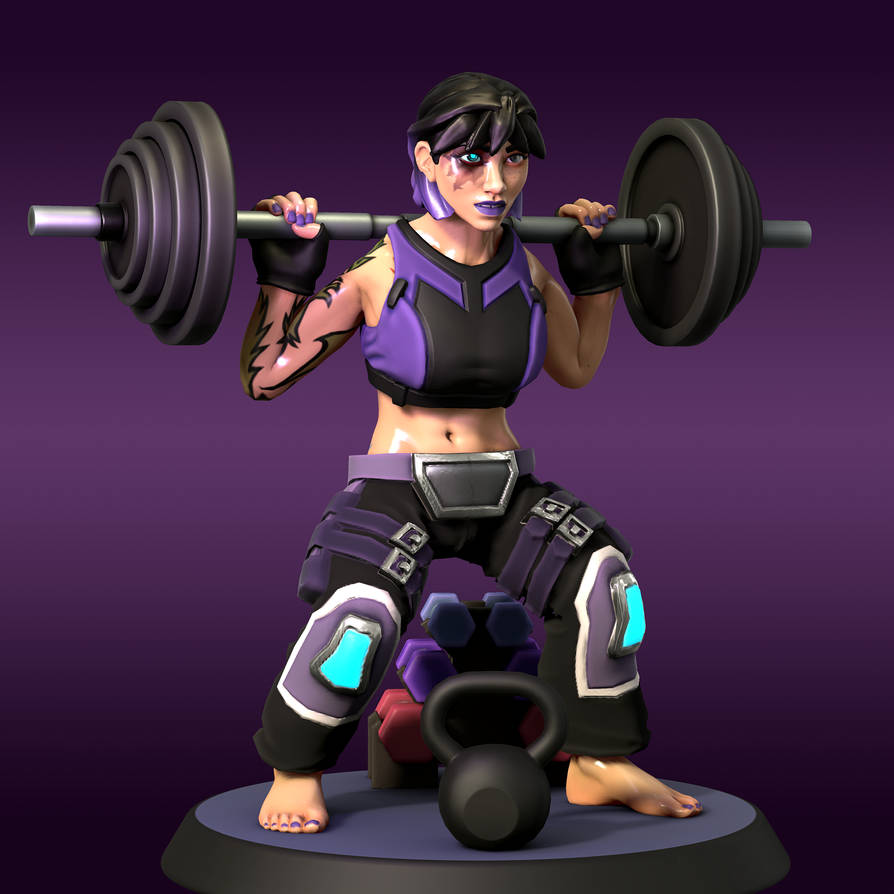 Erin Weightlifting By Sidmich On Deviantart