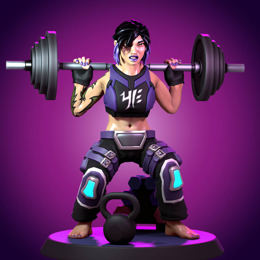 Erin Weightlifting By Sidmich On Deviantart