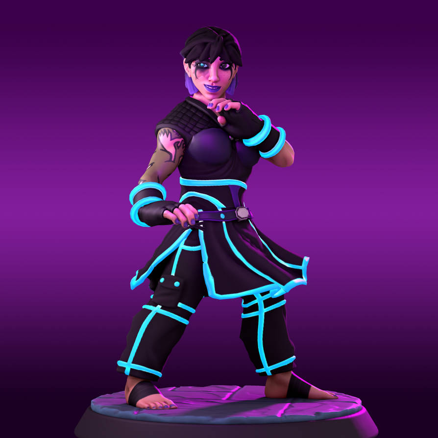 Erin The Cyber Ninja By Sidmich On Deviantart