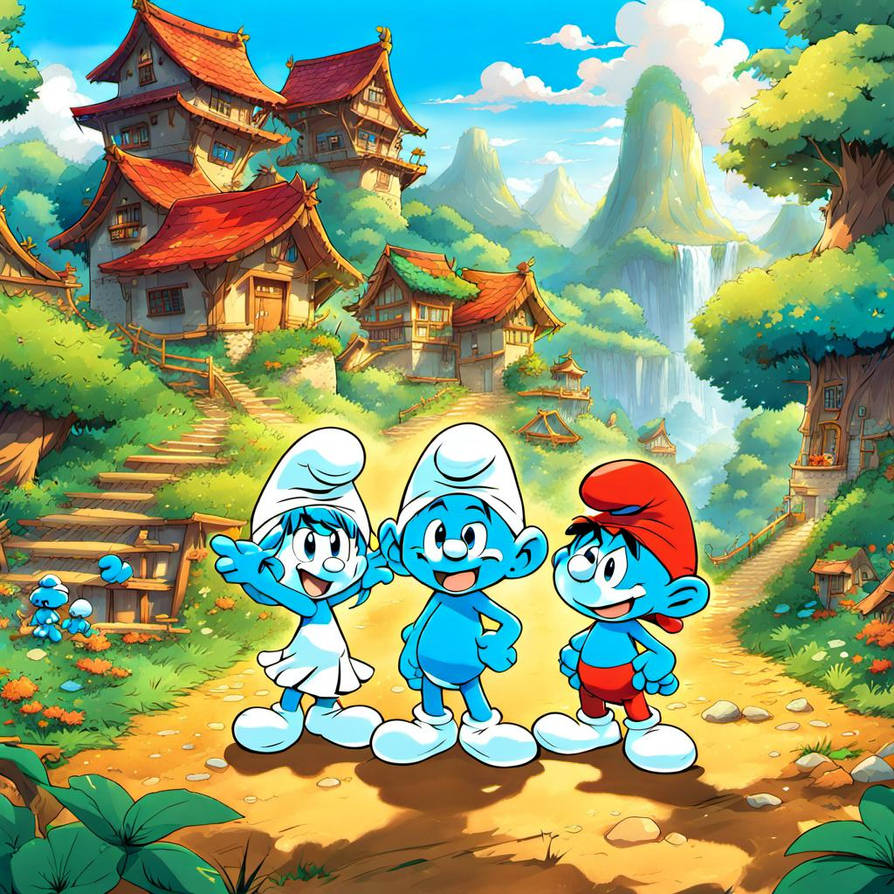 Smurfs Weird Anime By Austinm2006 On Deviantart