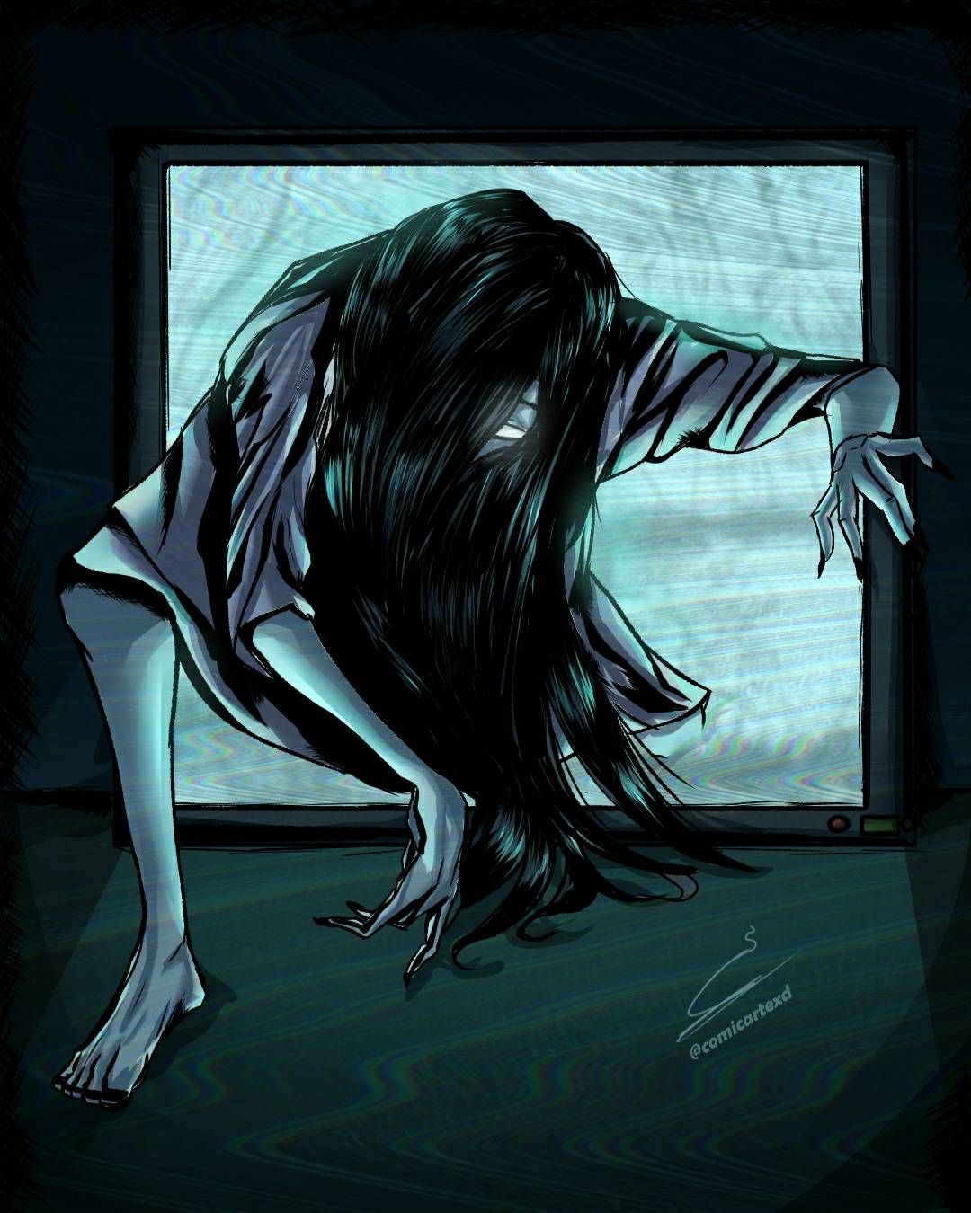 Sadako Yamamura By Comicartexd On Deviantart