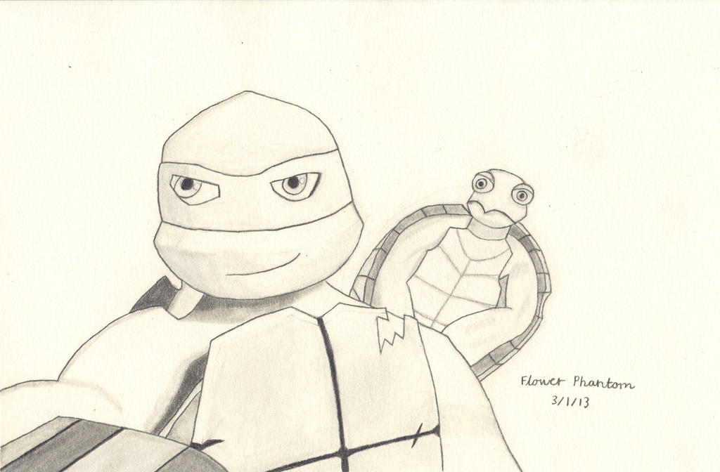 2012 Teenage Mutant Ninja Turtles Raph And Spike By Flowerphantom On