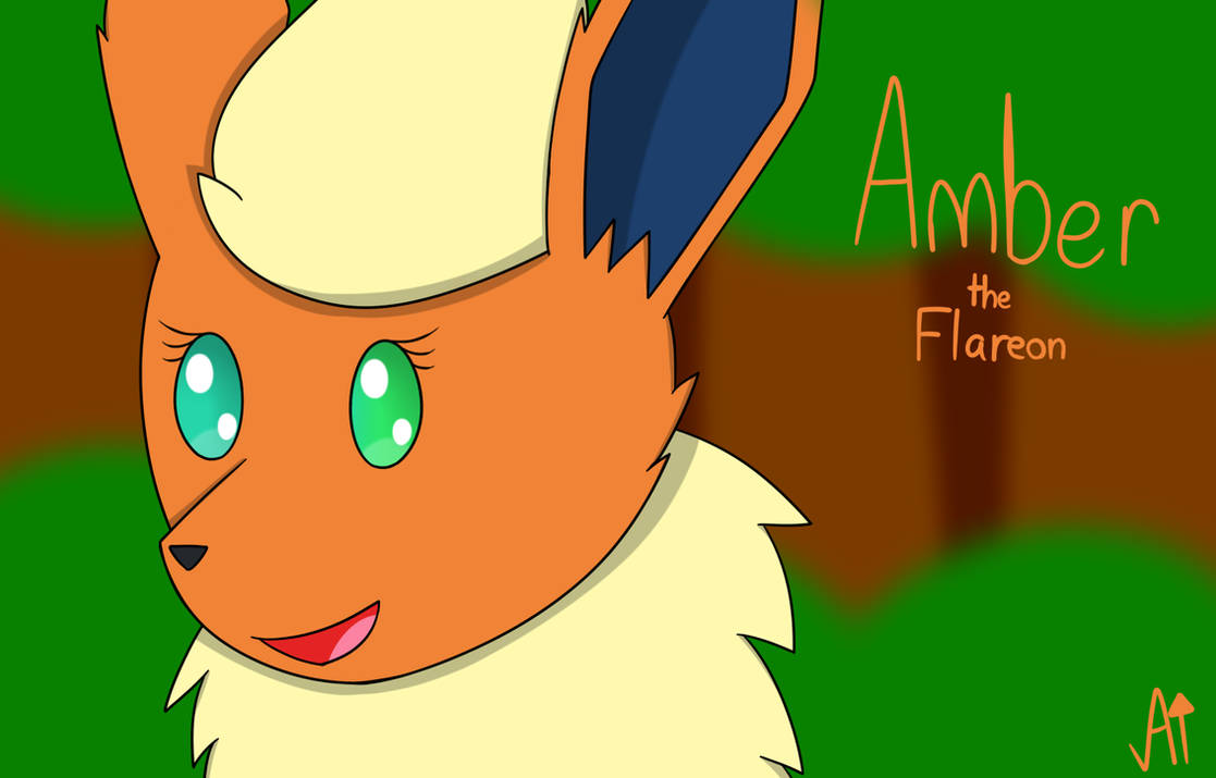 Amber The Flareon 1 By Gazimon Kinda Gai On Deviantart