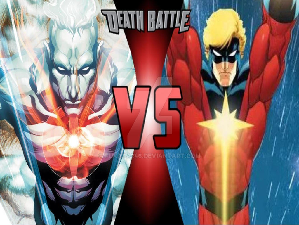 Death Battle Captain Atom Vs Captain Mar Vell By Fukata246 On Deviantart