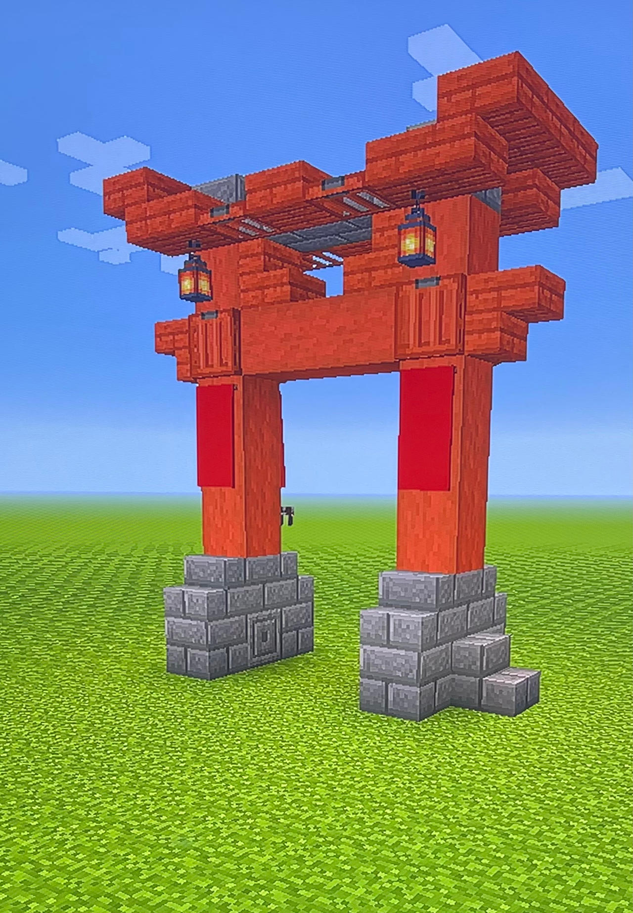Minecraft Torii Japanese Gate By SebasChavez On DeviantArt minecraft-torii-japanese-gate-by-sebaschavez-on-deviantart