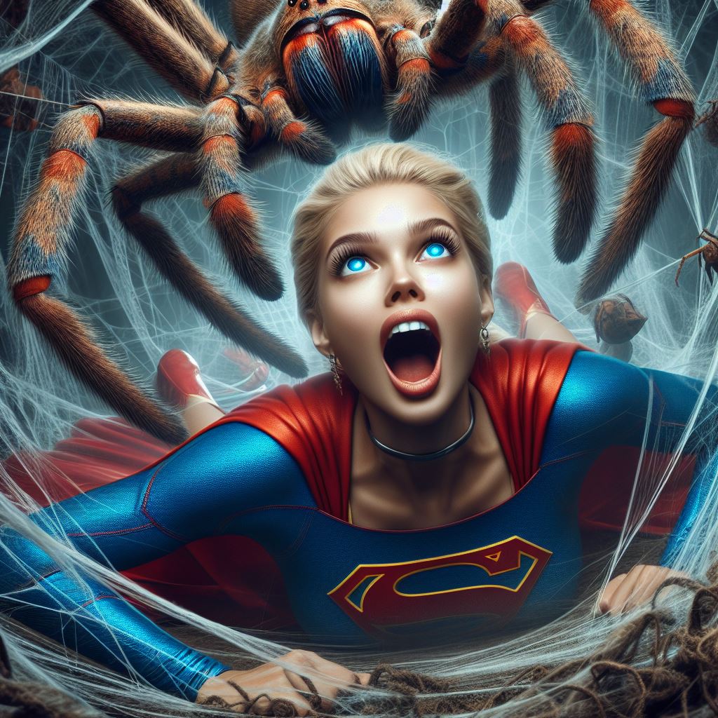 Supergirl Vs Spider 2 By Dtostng On Deviantart