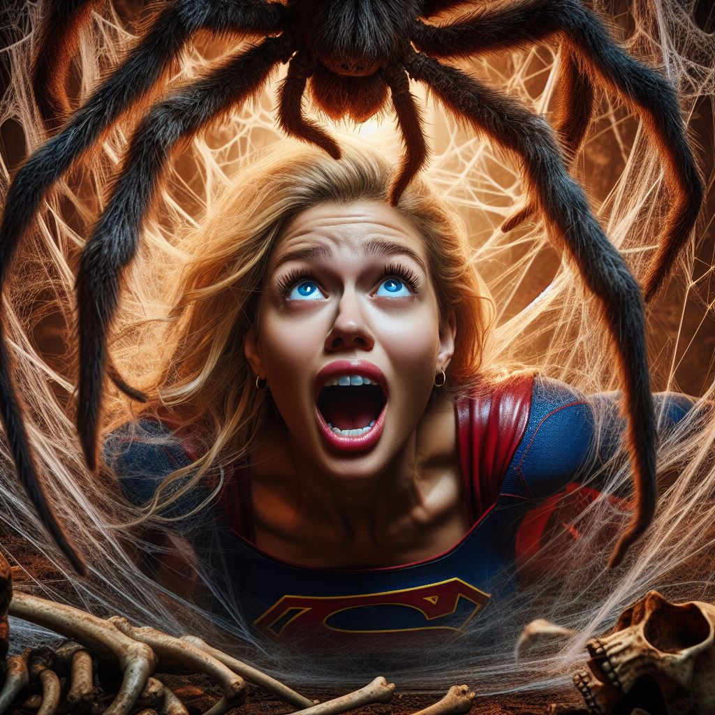 Supergirl Vs Spider 4 By Dtostng On Deviantart