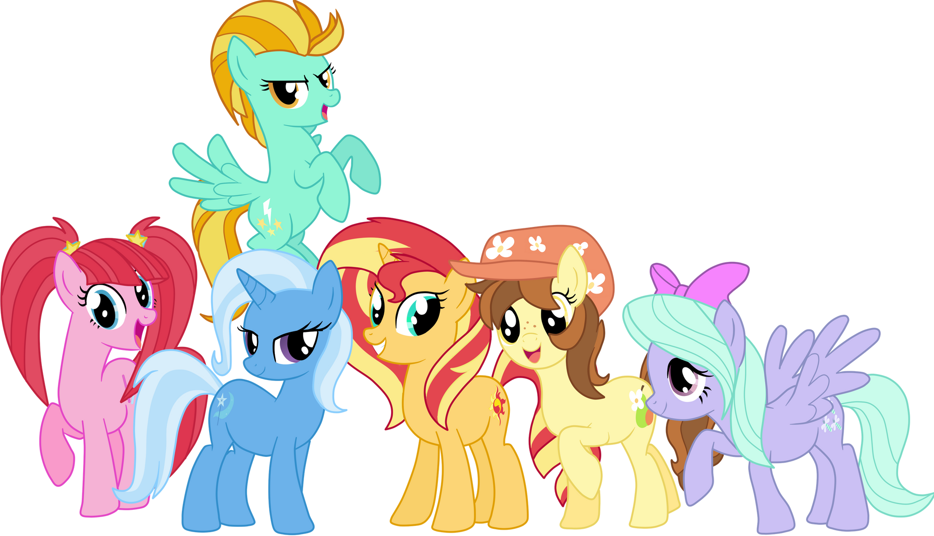 Mane Six Alternate Universe By Hanyiu On Deviantart