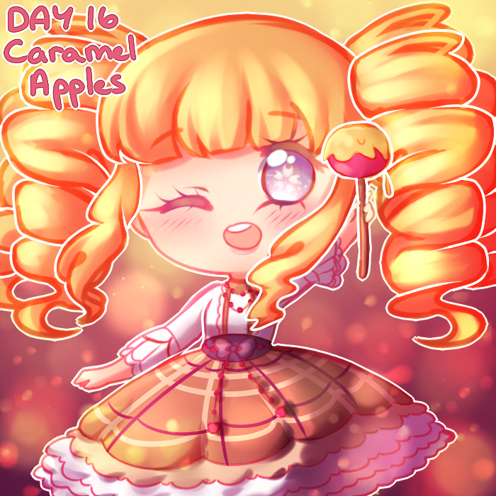 Anninktober Day 16 Caramel Apples By Rollingpoly On Deviantart