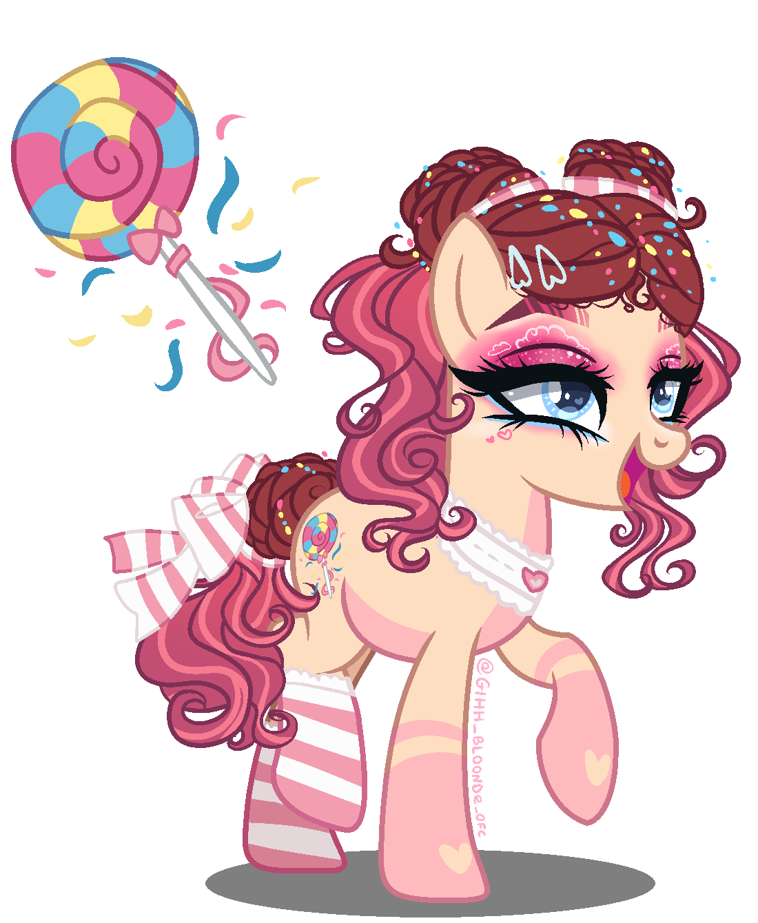 Next Gen Oc Adoptable Pinkie Pie X Cheese Sandwich By Gihhbloonde On Deviantart