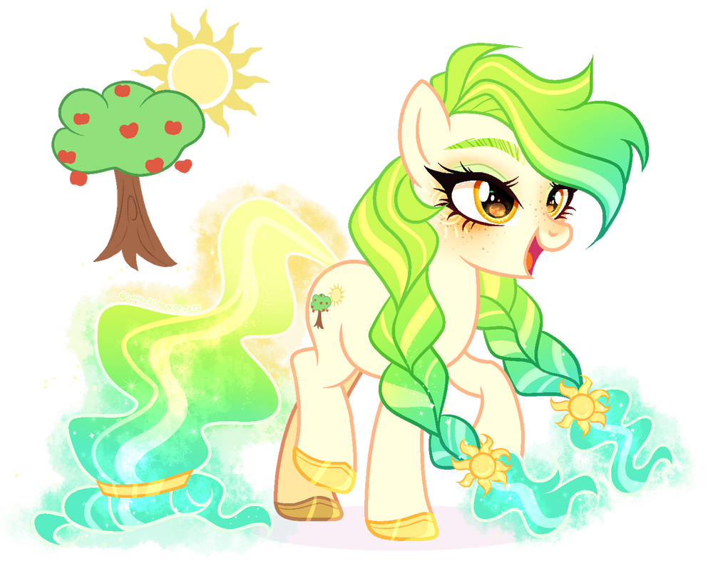 Next Gen Adootable Applejack X Celestia By Gihhbloonde On Deviantart