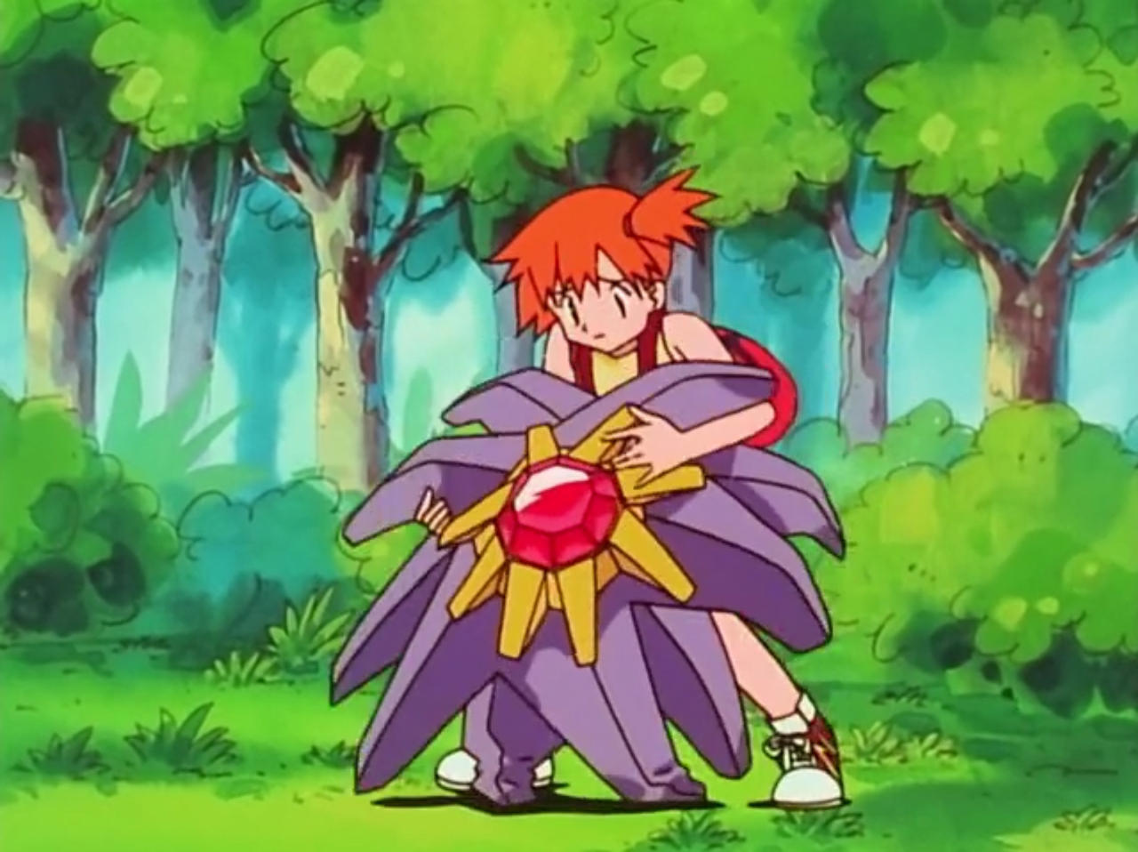 Misty holding her defeated Starmie in her arms by Advanceshipper2021 on ... Misty holding her defeated Starmie in her arms by Advanceshipper2021 on ...
