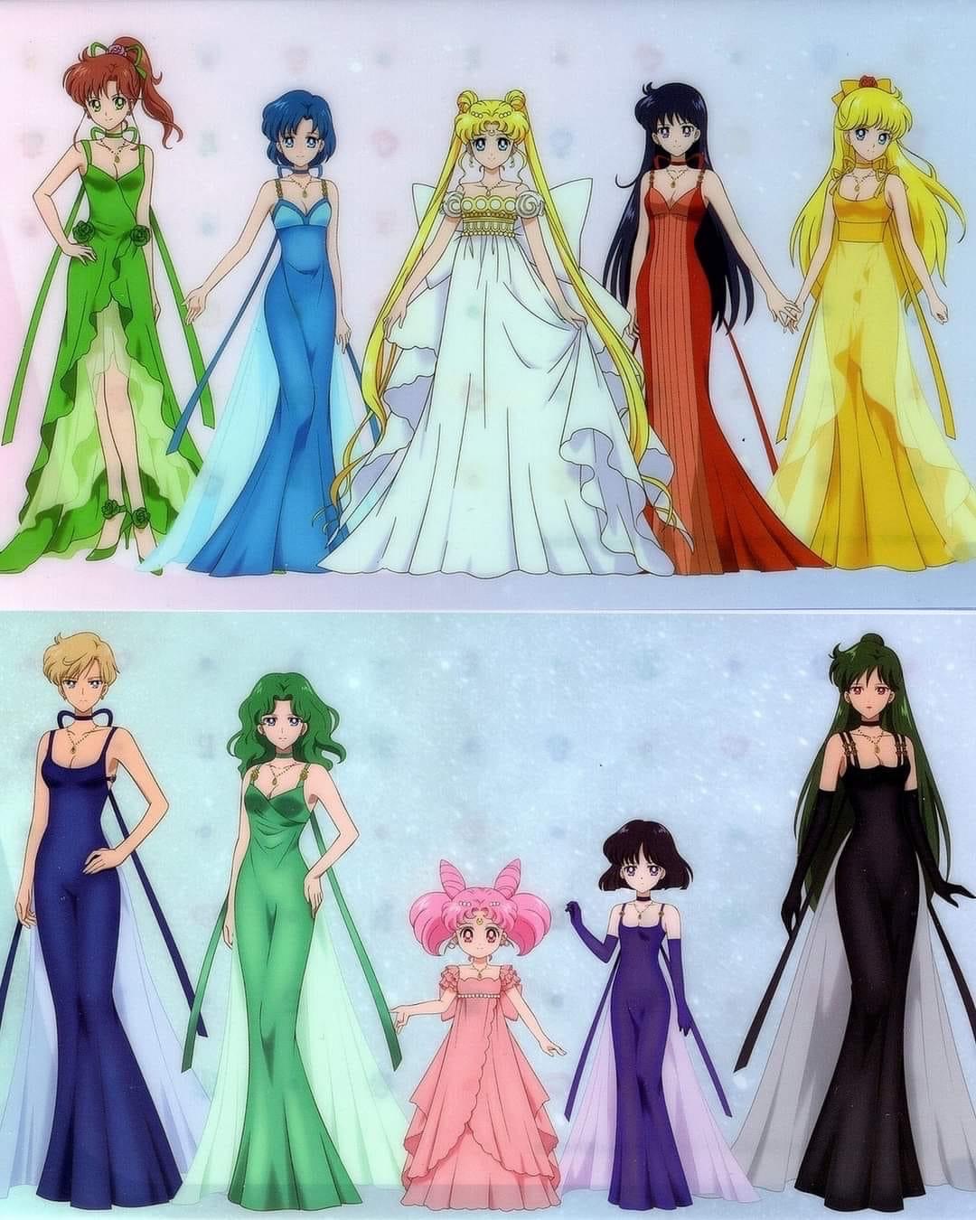 The Sailor Senshi In Their Princess States Sme By Advanceshipper2021 On Deviantart