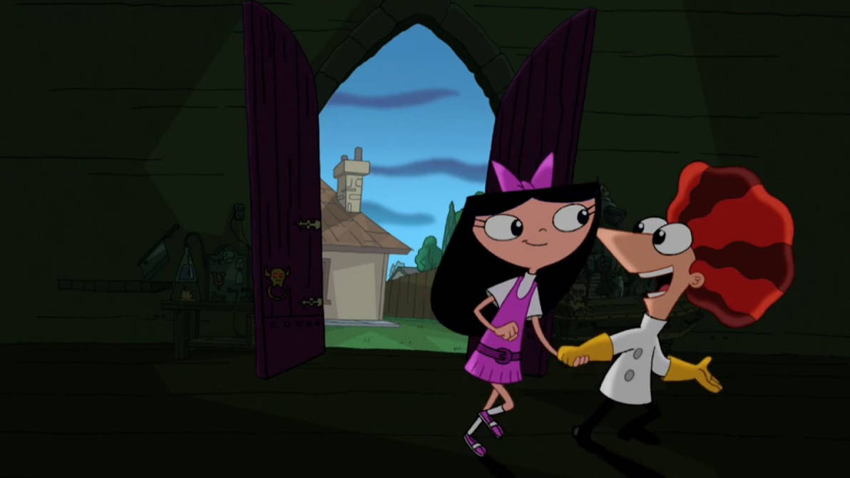 Phineas Escorts Isabella Into The Haunted House By Advanceshipper2021