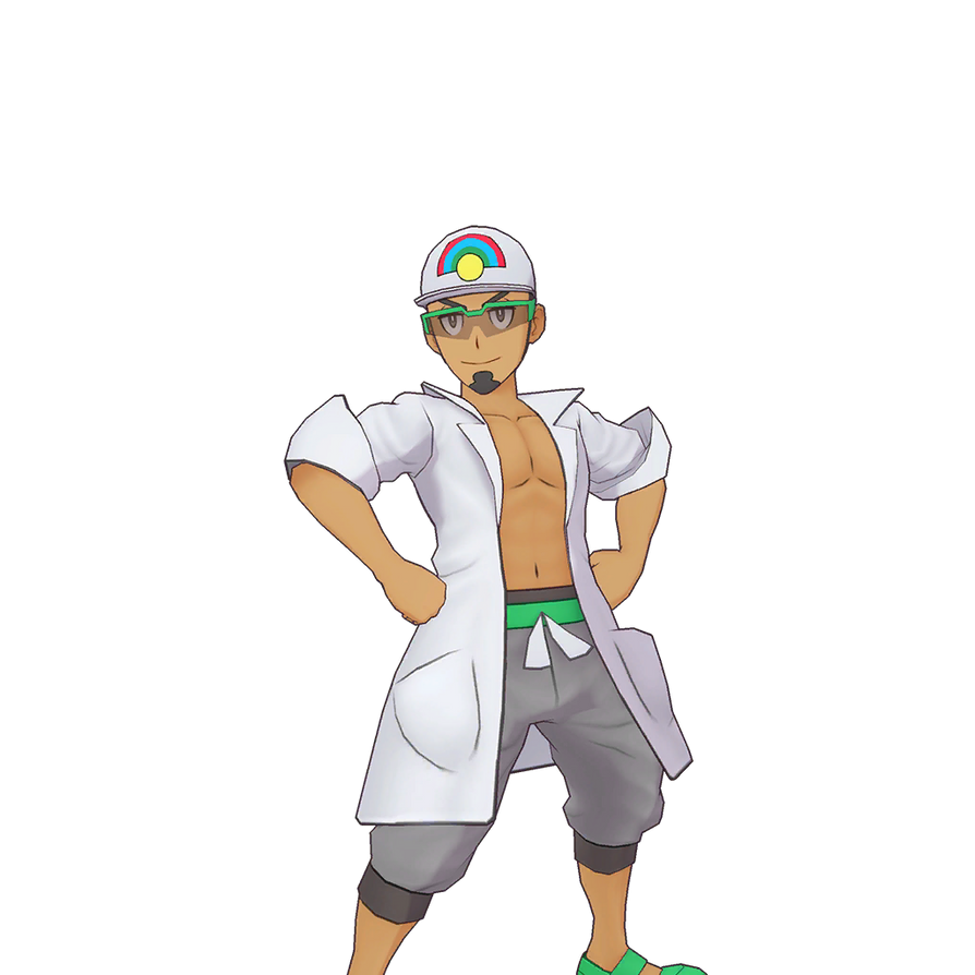 Professor Kukui From Pokemon Sun Moon Us And Um By