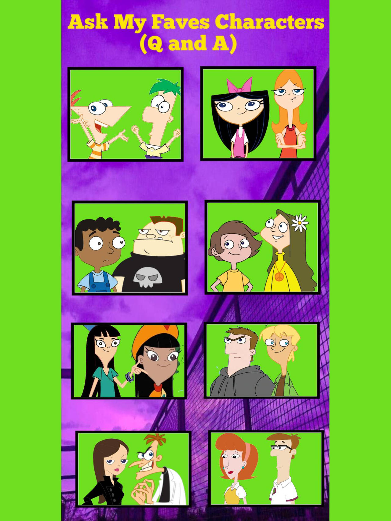 Ask My Favourite Phineas And Ferb Characters By Multiversedefender10 On Deviantart