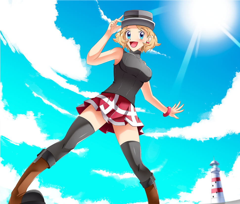 Serena Pokemon Journeys By Bicoitor On Deviantart