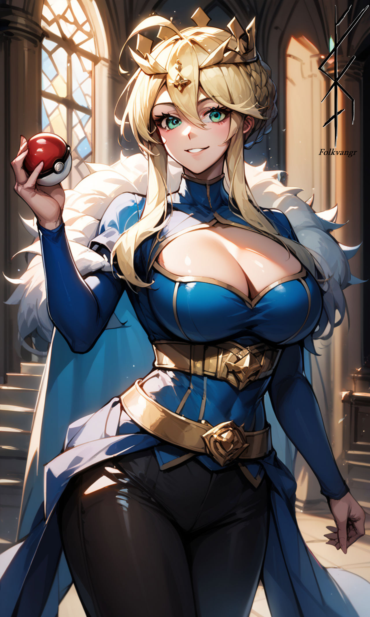 Pokemon League Champion Artoria By Sessrumnir Folkvangr On Deviantart