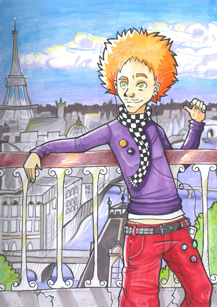 Boy in Paris by Hare-Bo on DeviantArt