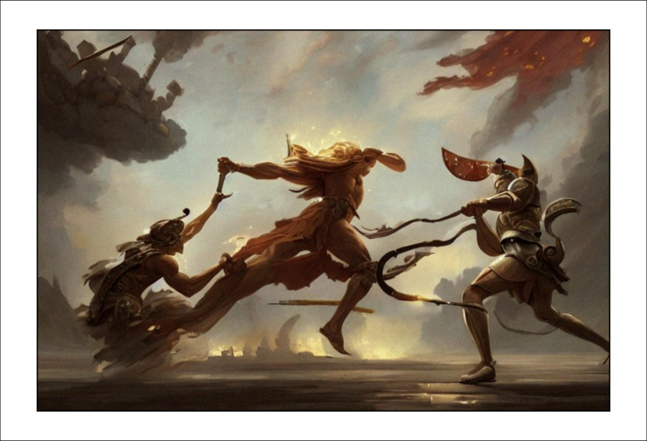 Achilles And Hector Fighting 5 By Fritzgessler On Deviantart