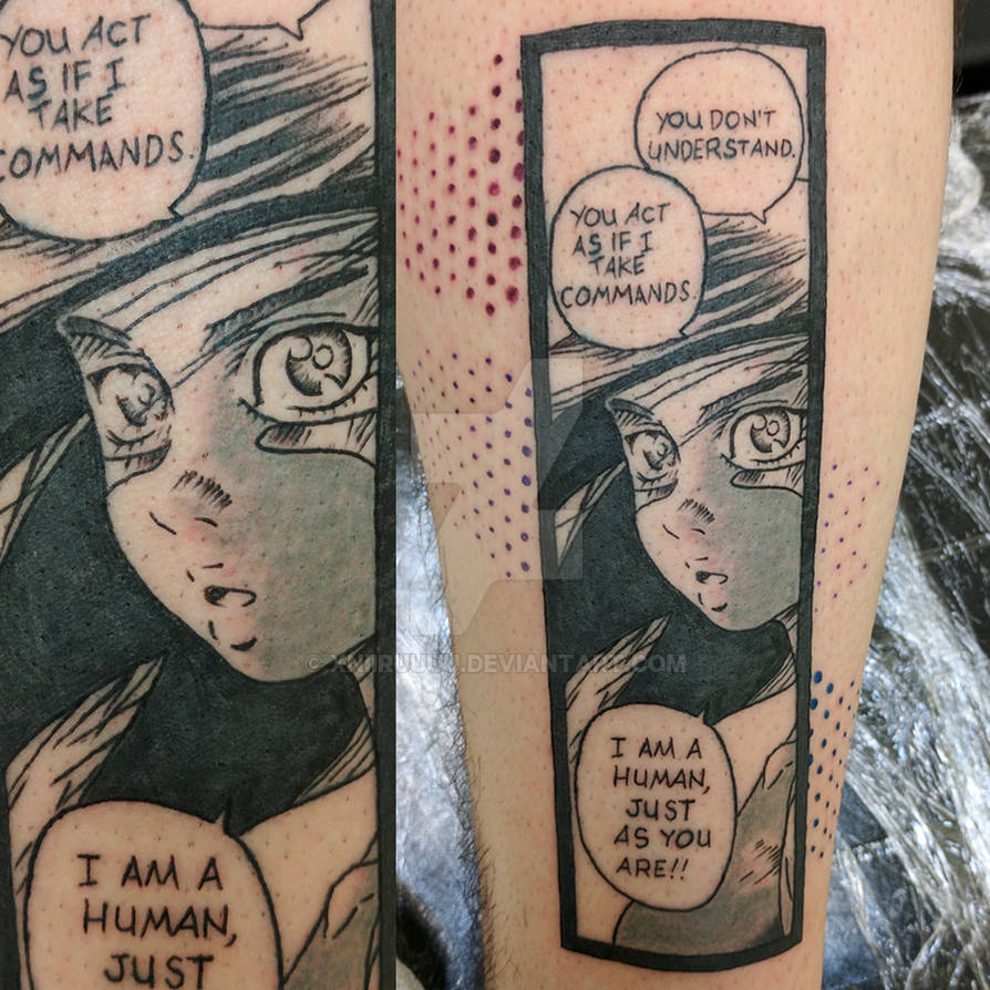 Battle Angel Alita Manga Tattoo By Xniiruuuu On Deviantart