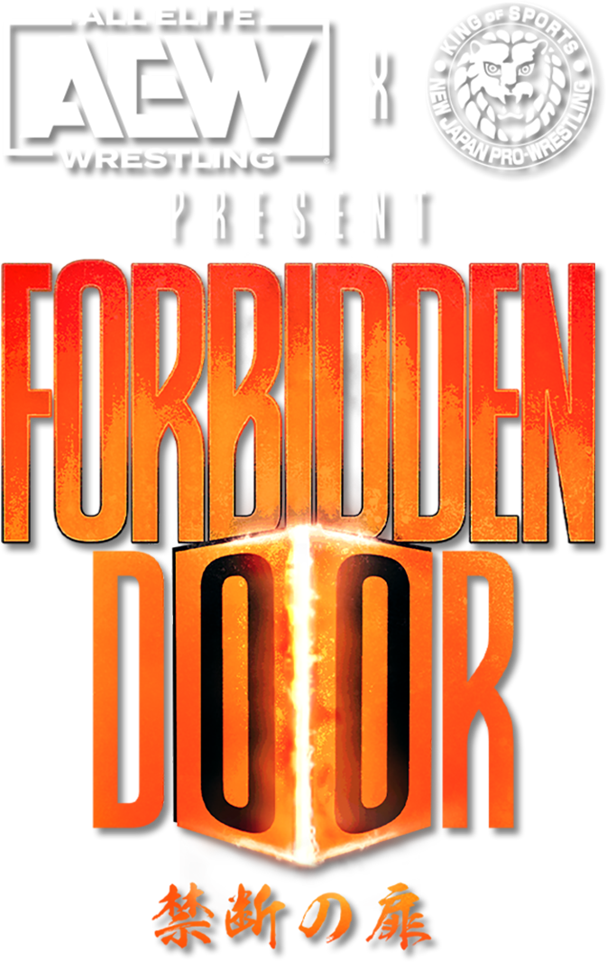 AEW x NJPW Forbidden Door (2023) Logo by HellMen45 on DeviantArt AEW x NJPW Forbidden Door (2023) Logo by HellMen45 on DeviantArt