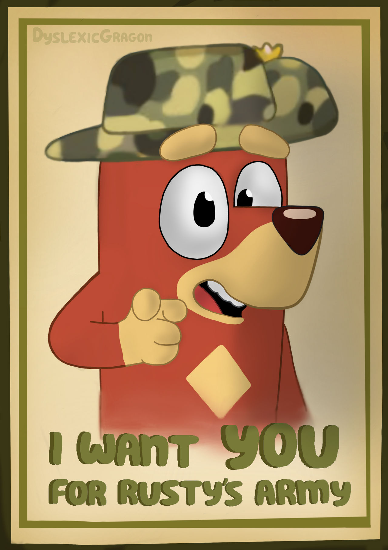 The Army Of Rusty Bluey By Dyslexicgragon On Deviantart