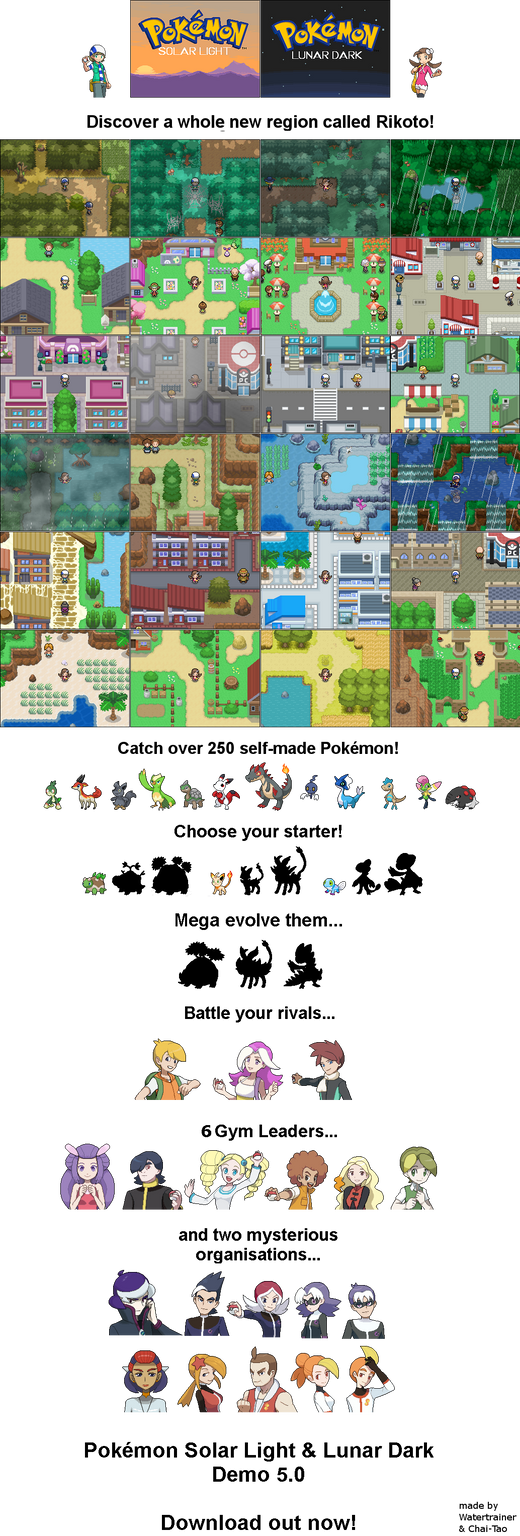 Pokemon Solar Light And Lunar Dark Demo 50 By Chai Tao On Deviantart