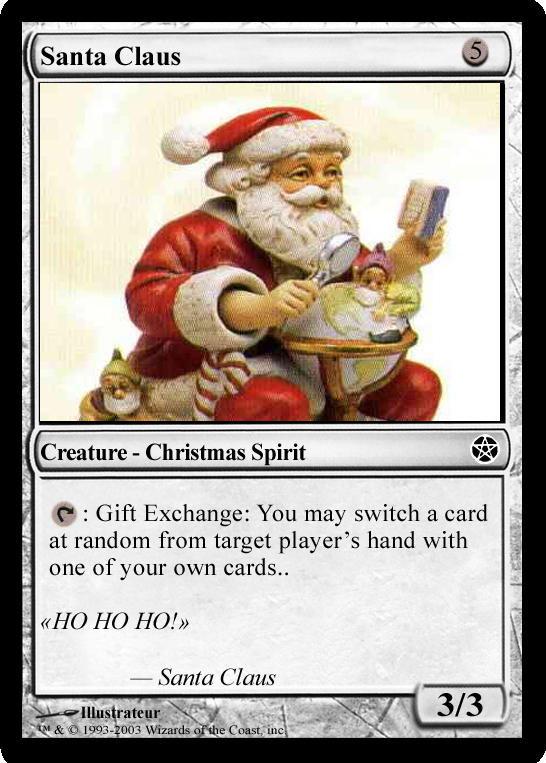 Magic the Gathering... SANTA? by KosakStickjedi on DeviantArt