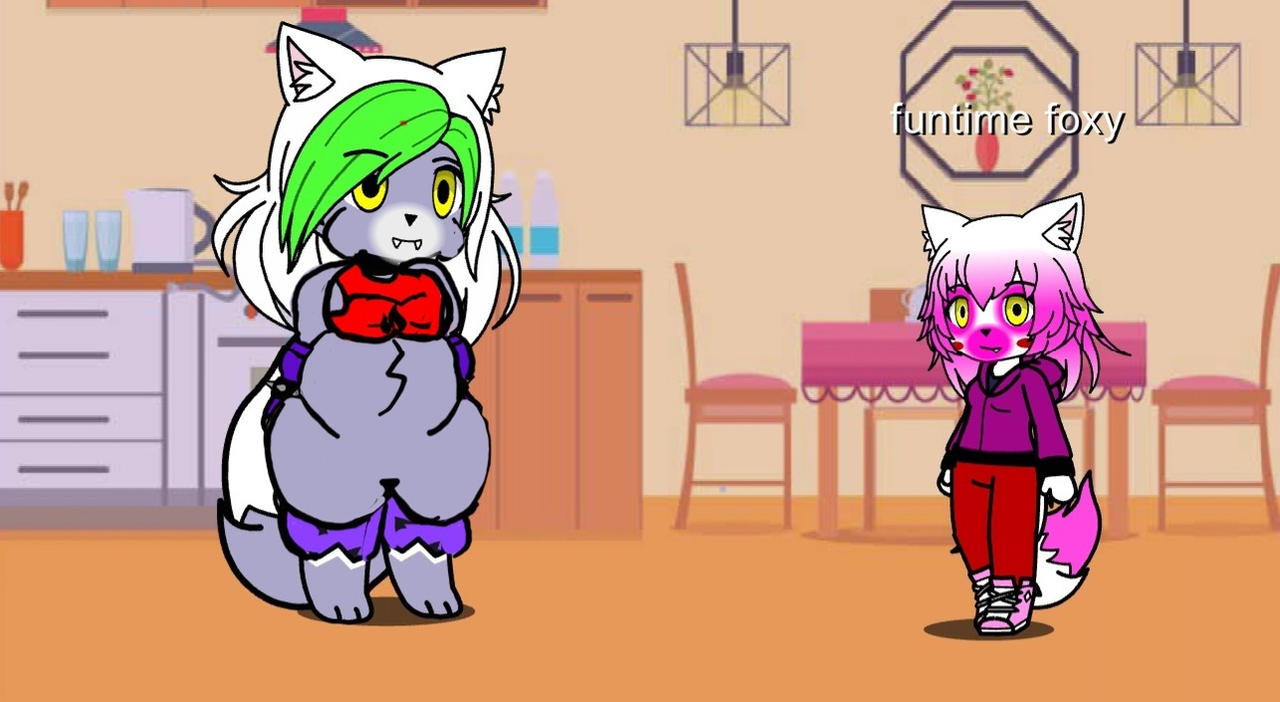 Fat Roxy And Funtime Foxy By Fatandfatfat On Deviantart