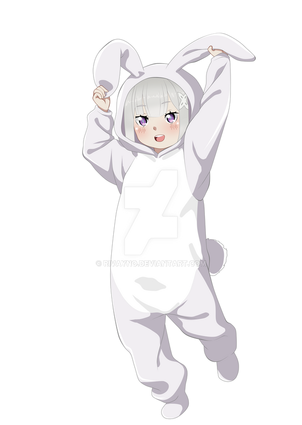 Emilia Re Zero Render By Rivayno On Deviantart