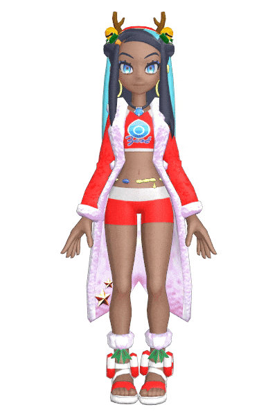 Mmd Pokemon Sns Nessa Xmas By Arisumatio On Deviantart