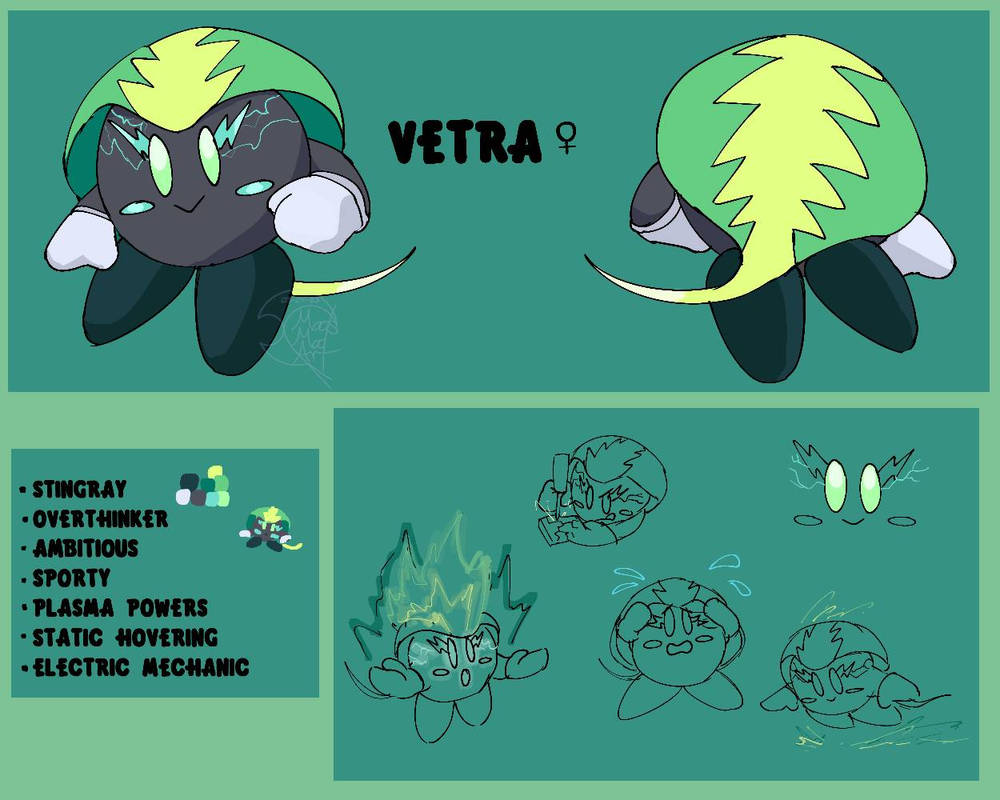 Kirby Vetra Ref Sheet By Madsmadart On Deviantart