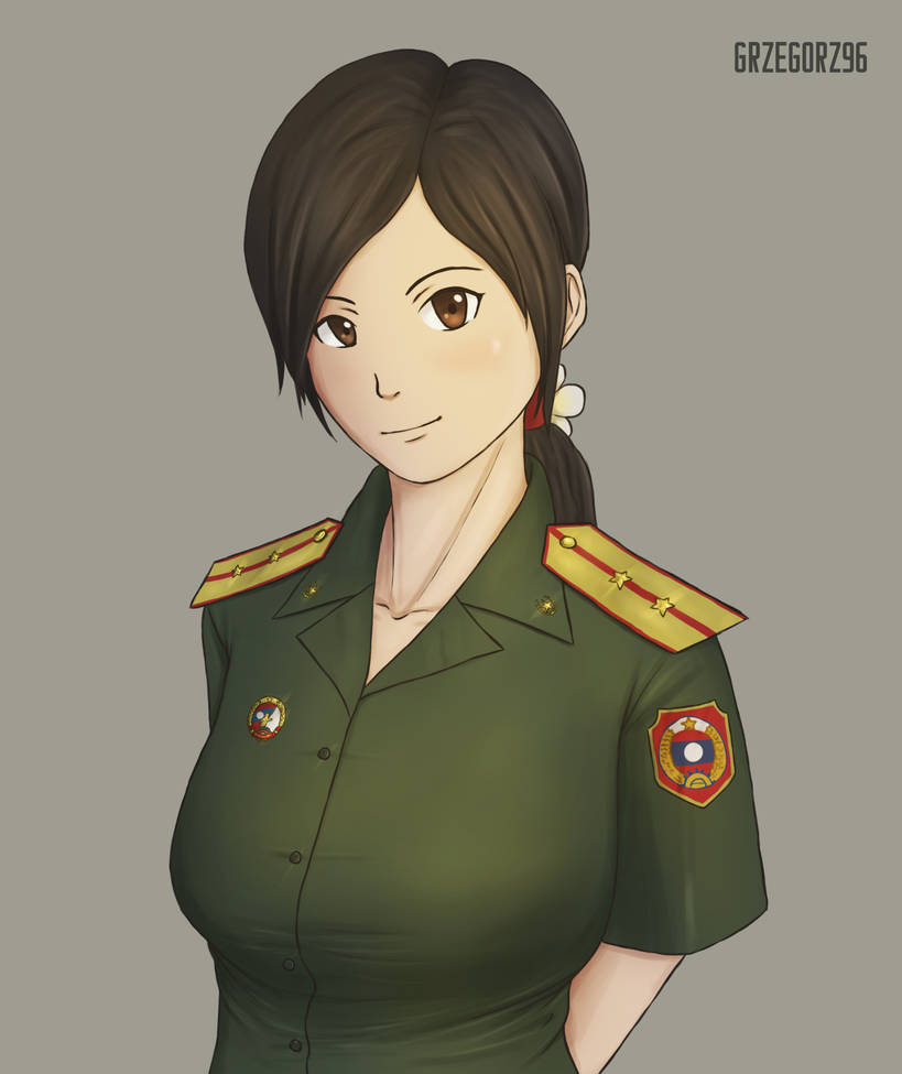 Laos Female Soldier By Grzegorz1996 On Deviantart
