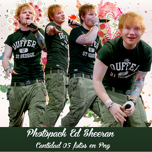 Pack Png Ed Sheeran By Upinflames12 On Deviantart