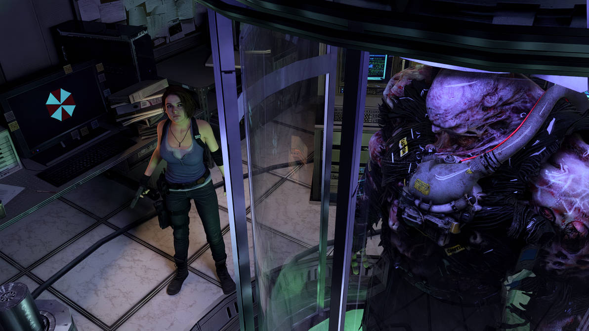 Jill X Nemesis By Thepixman On Deviantart