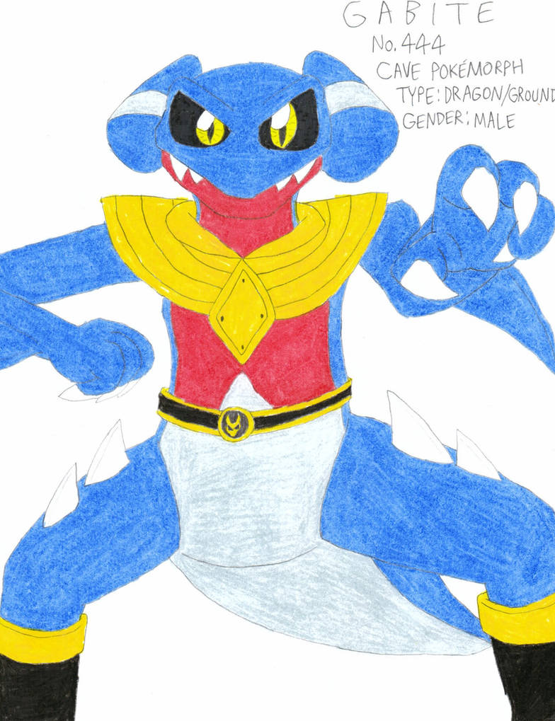 444 Gabite By Ultimatepokemorphs On Deviantart