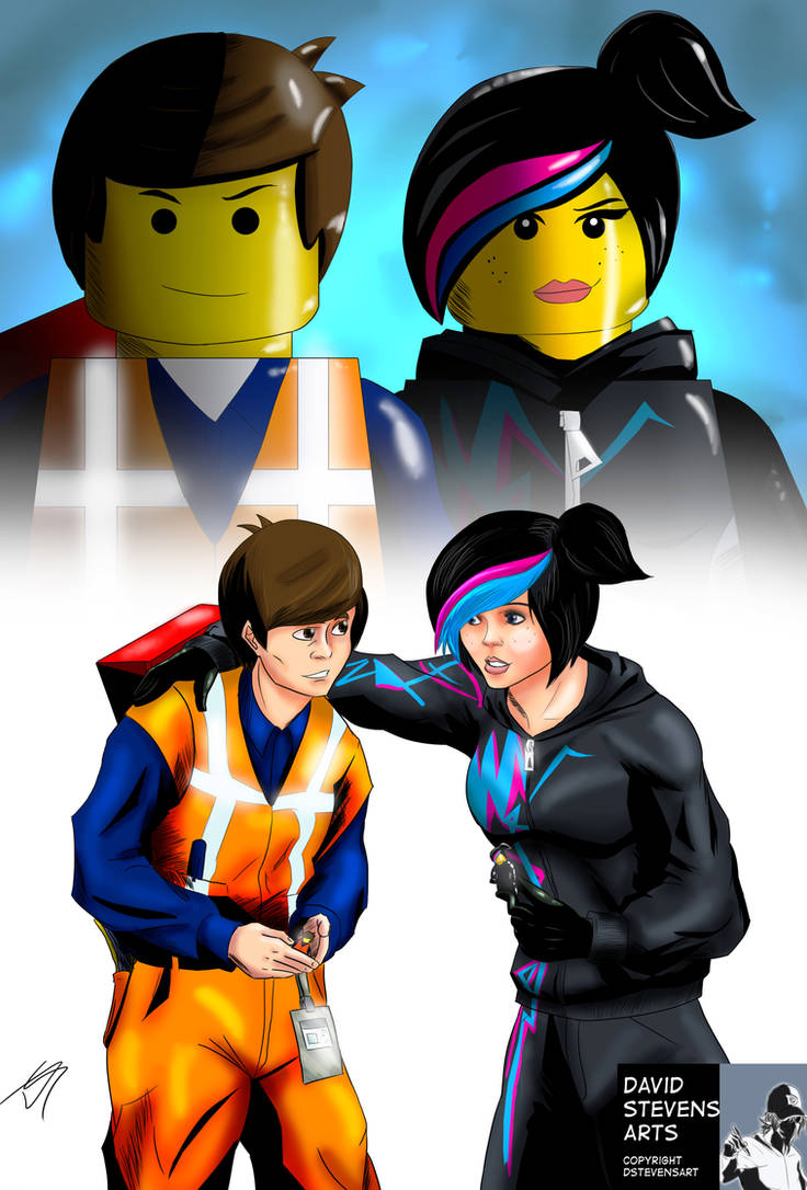 Emmet And Wyldstyle By Dstevensart On Deviantart