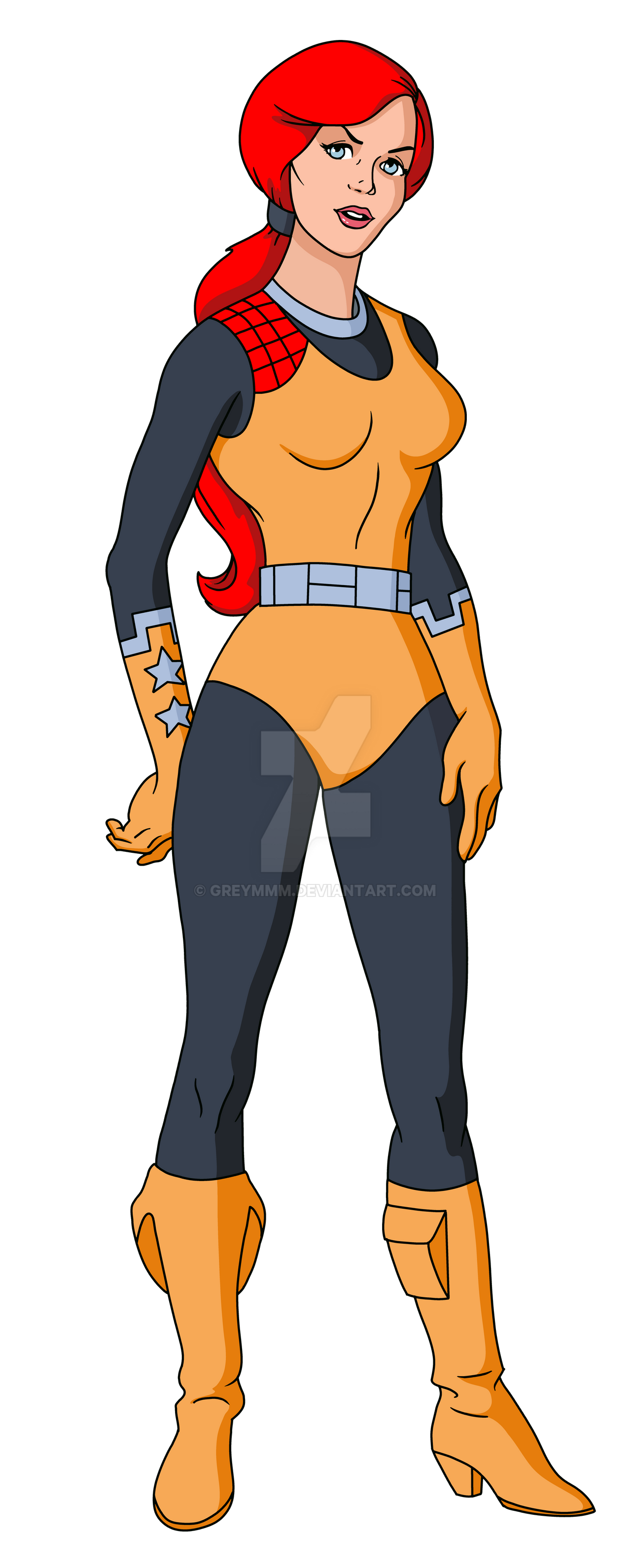 Gi Joe Cartoon Scarlett By Greymmm On Deviantart