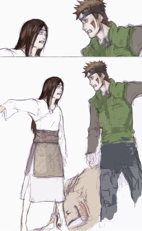 Hanabi and Kiba by Aim2 on DeviantArt