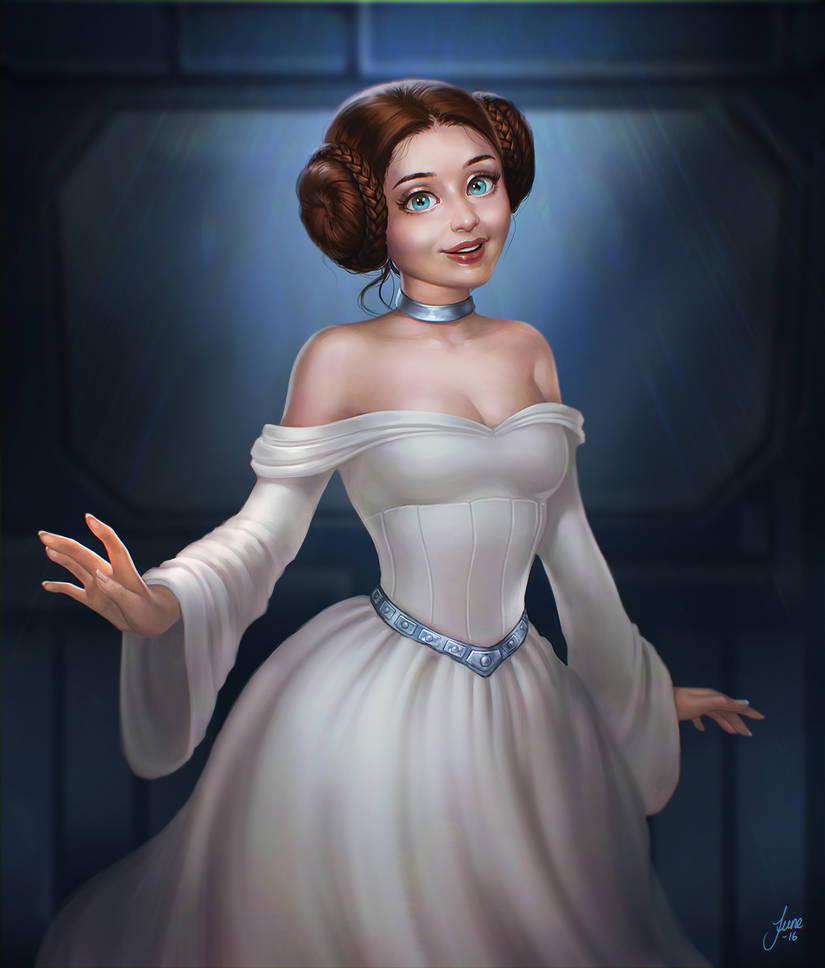 Commission Disney Princess Leia By Junejenssen On Deviantart