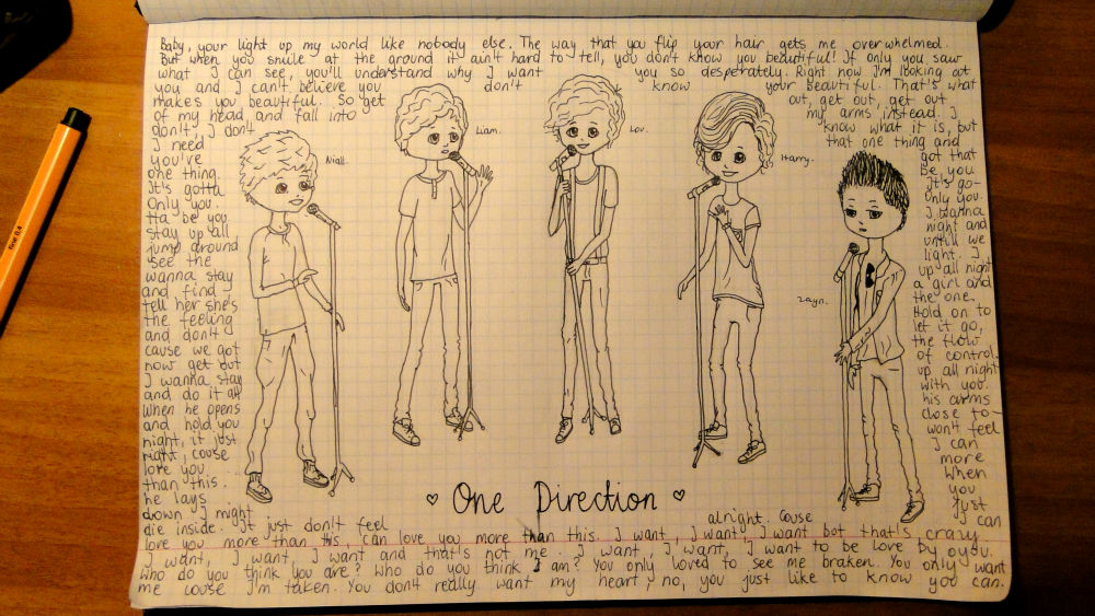 One Direction Lineart By Yummybiscuit On Deviantart