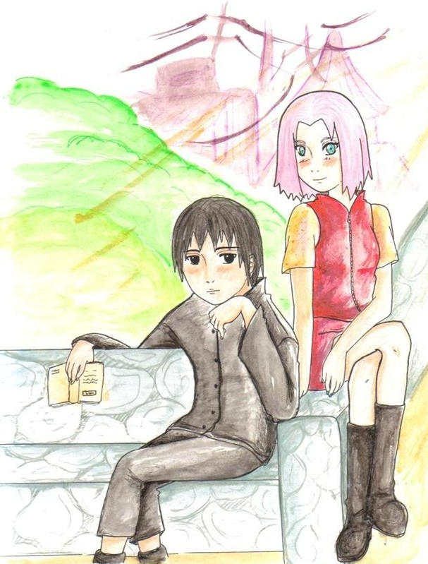 Sakura and Sai by Fey-Rayen on DeviantArt